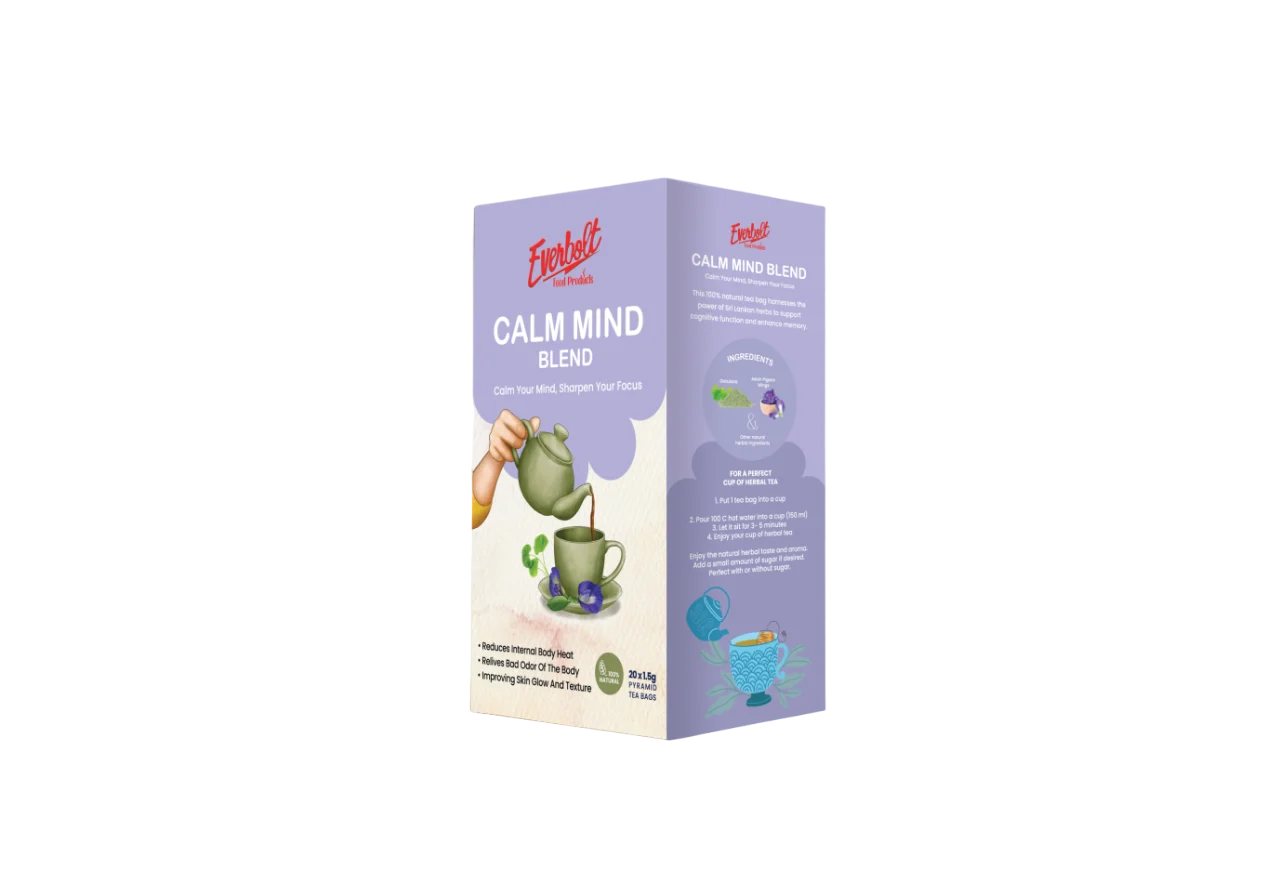 Calm Mind Blend – Herbal Tea for Focus, Cooling Relief & Skin Glow ...